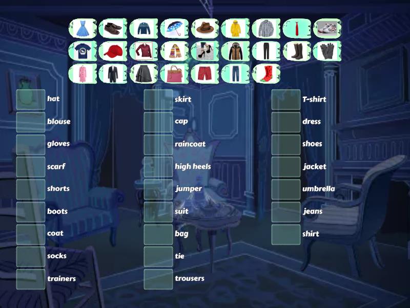 Spotlight 5 Unit 7b Clothes - Сопоставить