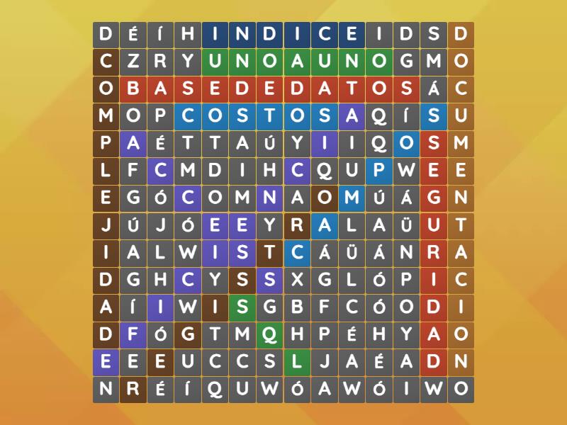 Conceptos - Wordsearch