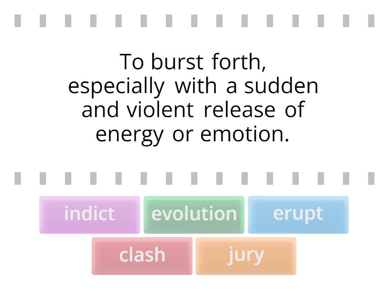 Word Elimination - Find the match