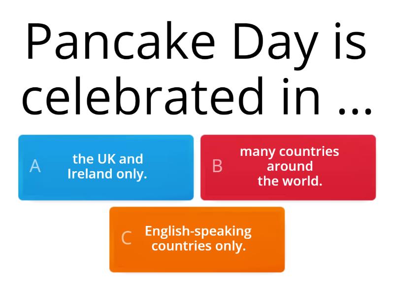 Pancake Day - Quiz