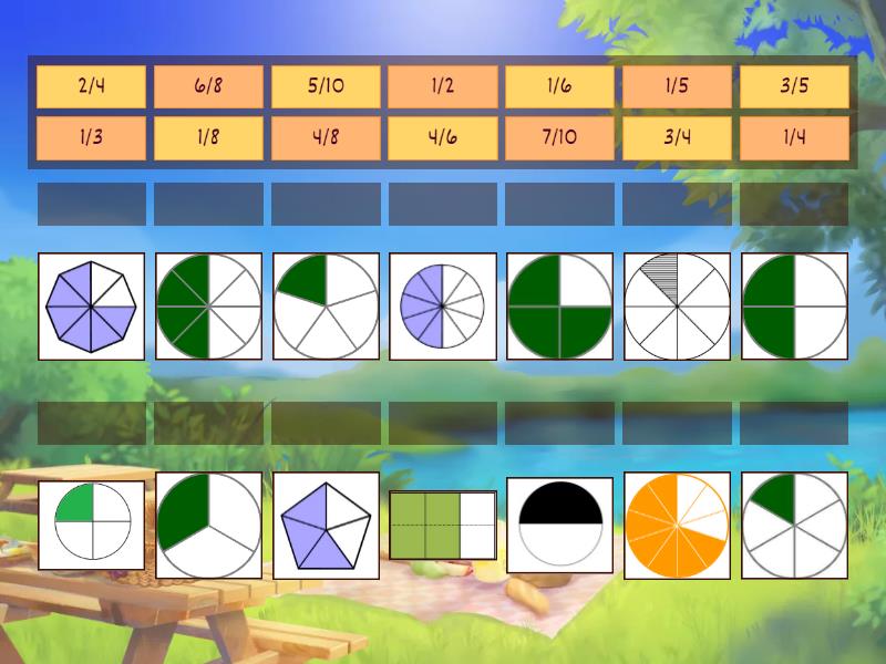 Fractions - Match up