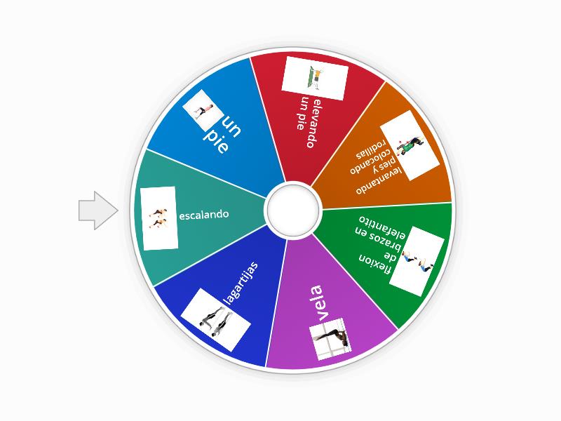 Ruleta de ejercicios p4 - Spin the wheel