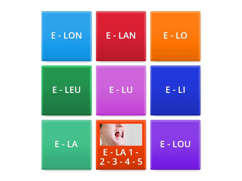 Exercices de langue - Flip tiles