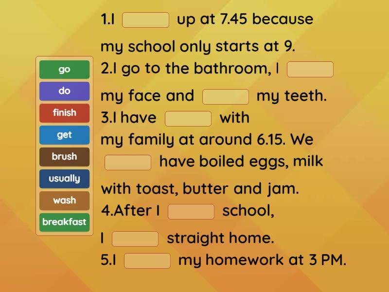 wordwall s by suwanti - Complete the sentence