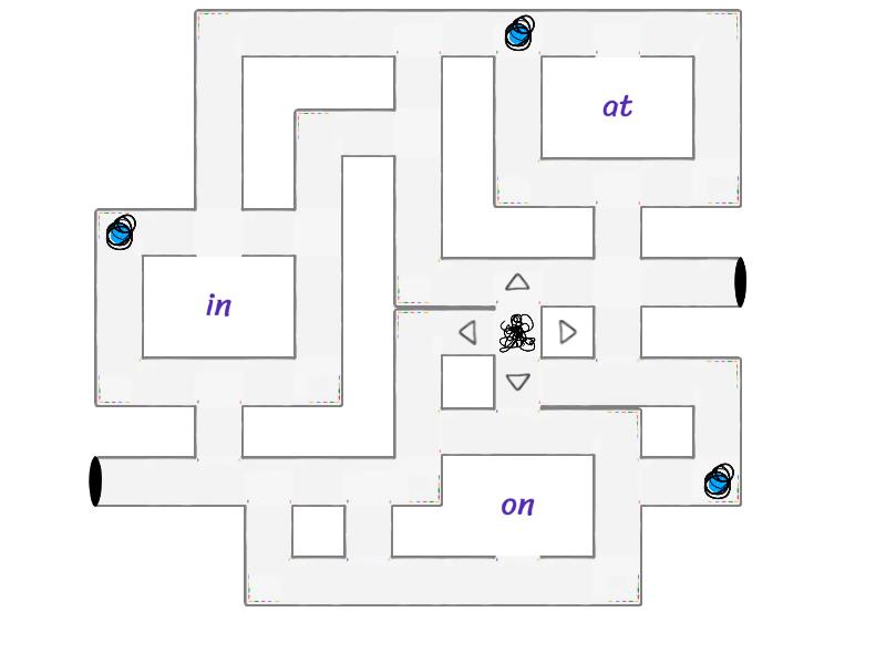 Prepositions of time - Maze chase