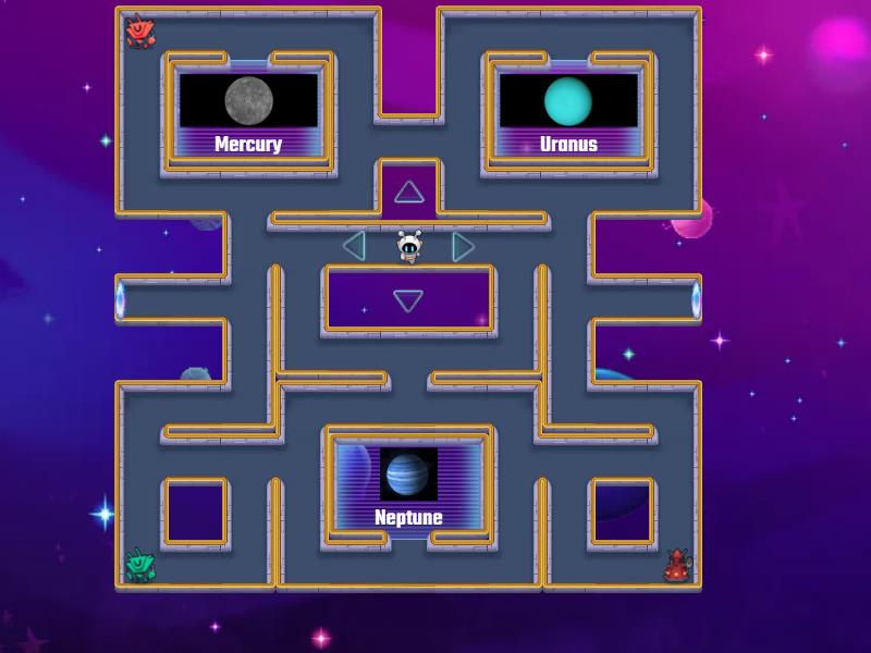 Our solar system For 3rd grade 3ME science - Maze chase