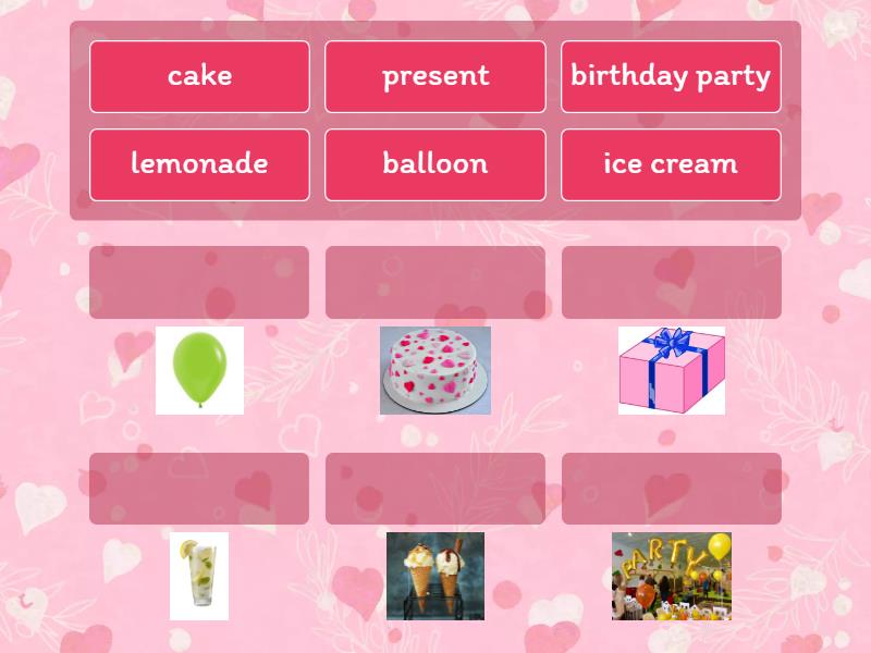 Storyfun 1. Birthday - Match up