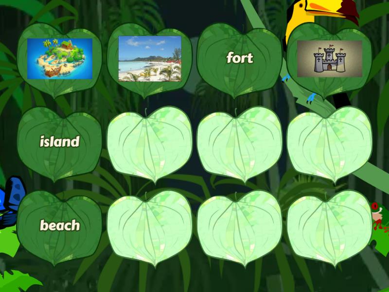T5. Places on a map (Game) - Matching pairs