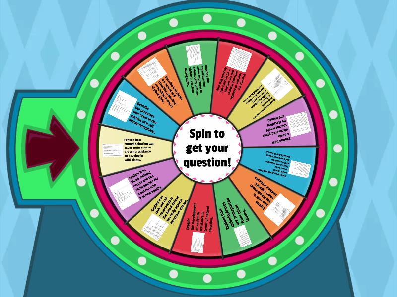 Random Question Generator - IB Biology HL 7 mark questions! - Spin the ...