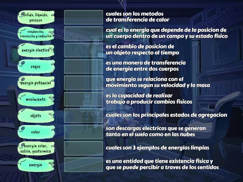 Juego de quimica - Match up