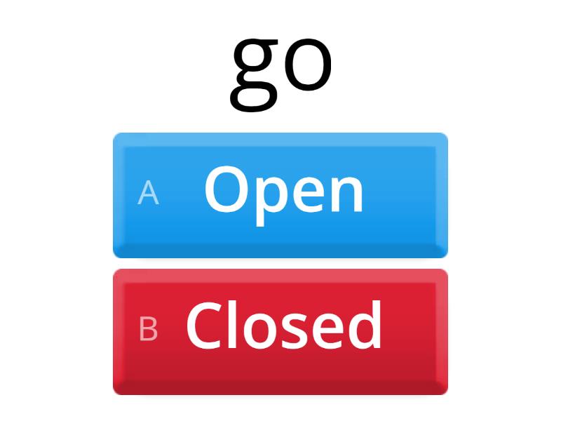 Open or Closed - Quiz