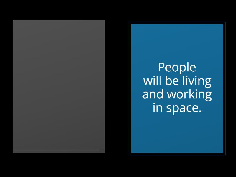 In the year 2050 - Speaking cards