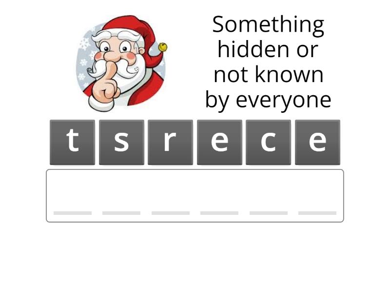 Week 28 spelling practice - Anagrama