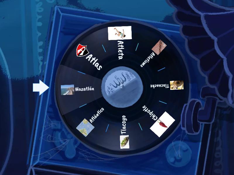 Palabras con /tl/ - Spin the wheel