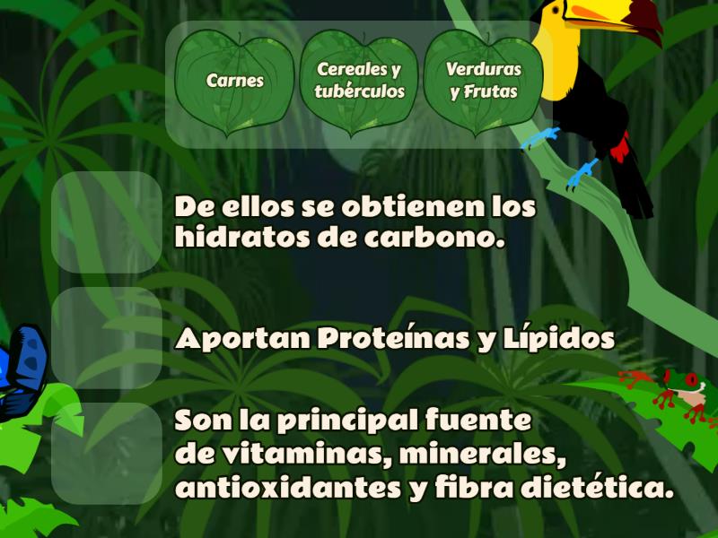 ¿Que alimentos ingerir? ¿Por qué? - Une las parejas