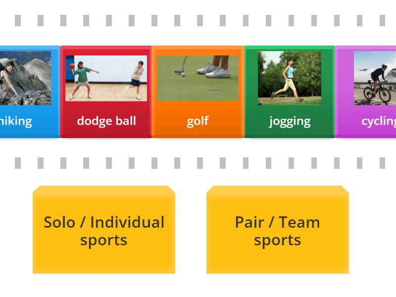 Sports - Speed sorting