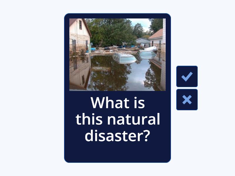 Natural disaster Grade2 - Flash cards
