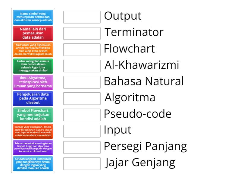 Algoritma - Match up