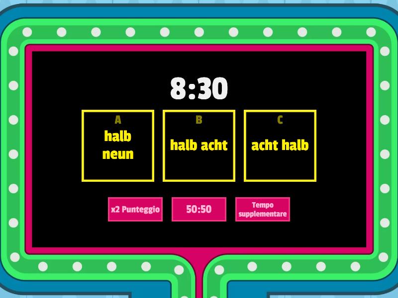 die Uhrzeit - Gameshow quiz