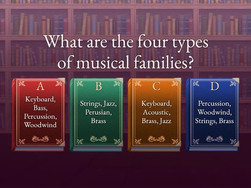 Musical instruments ! - Quiz
