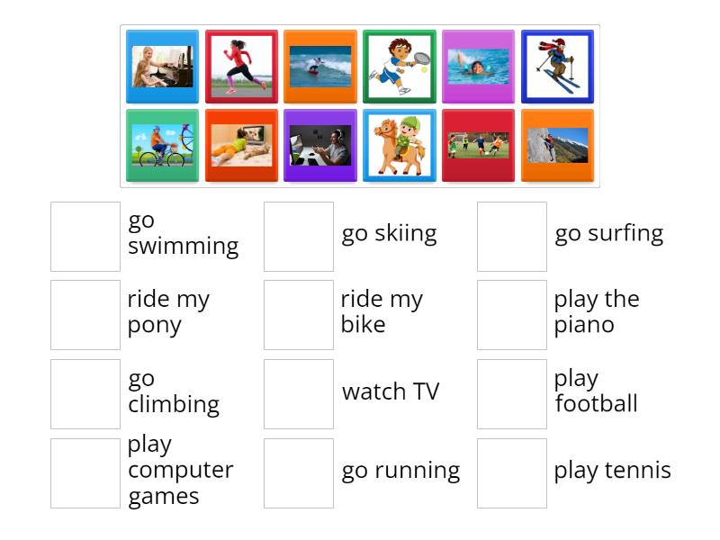 activities - Match up
