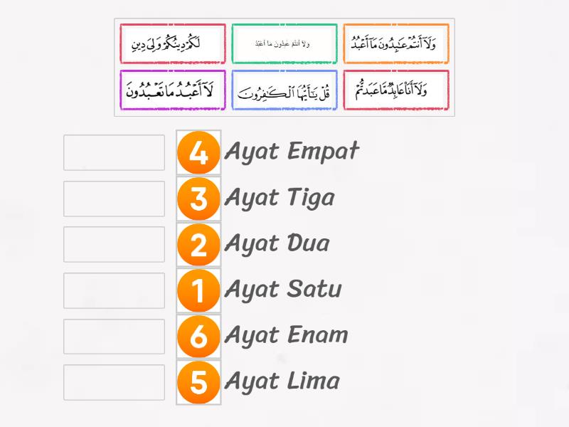 SURAT ALKAFIRUN - Match up