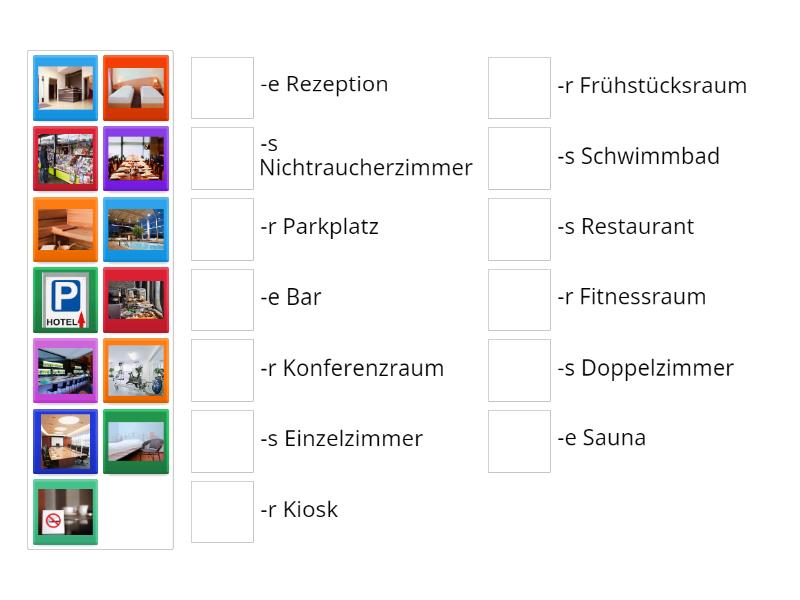 Menchen A2.4 Lektion 16 - Wortschatz - Match up