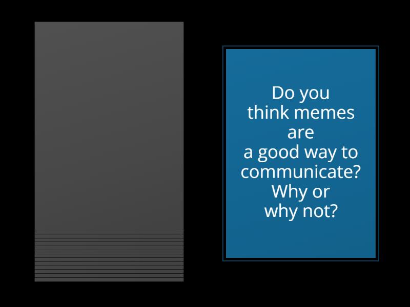 Memes conversation 8th class London centre of English Wlodawa ...