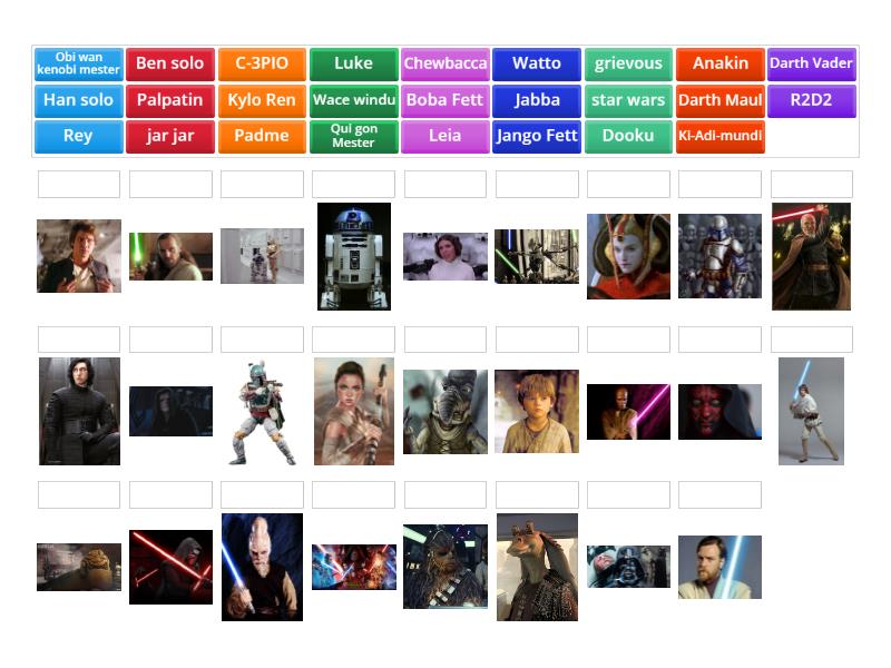 star wars - Match up