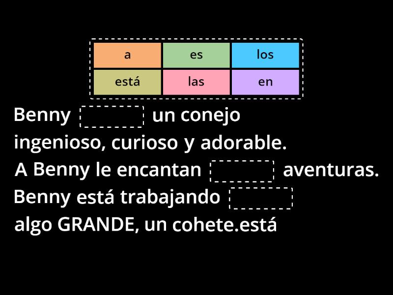 Benny - Complete the sentence