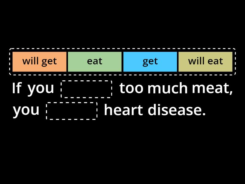 First conditional - Complete the sentence