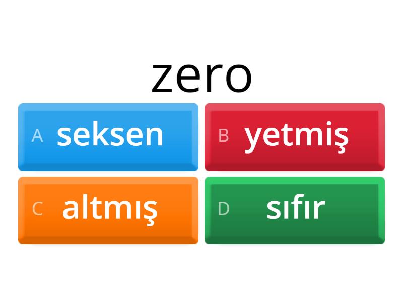 : Sayilar 0-1000 - Quiz
