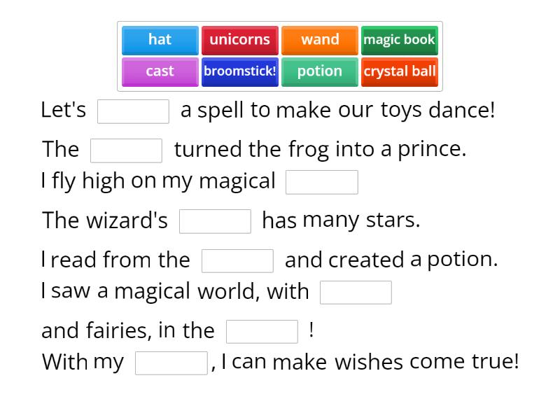 Magic - Complete the sentence