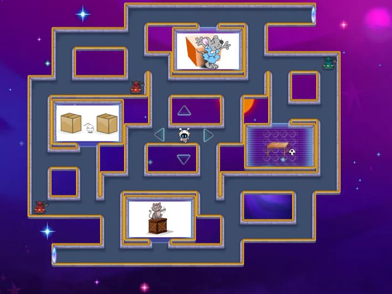 Prepositions of place - Maze chase