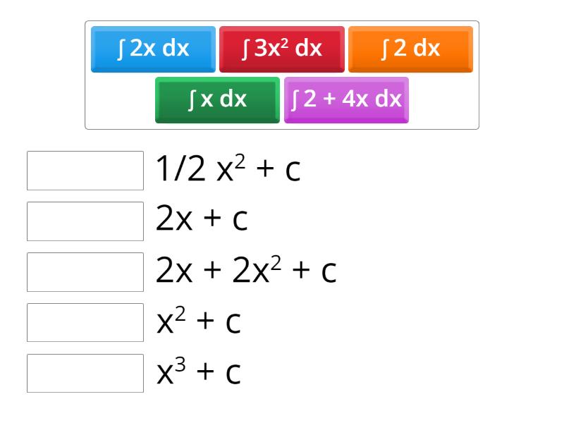 Integral games - Match up