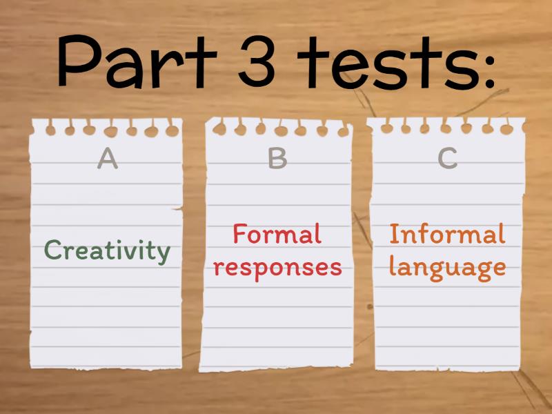 Aptis Writing (Part 3) - Quiz