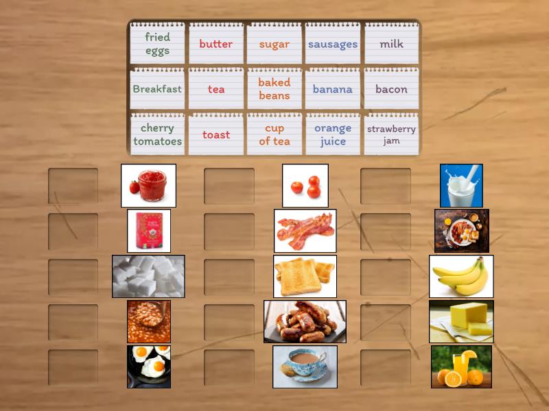 English Breakfast - Match up