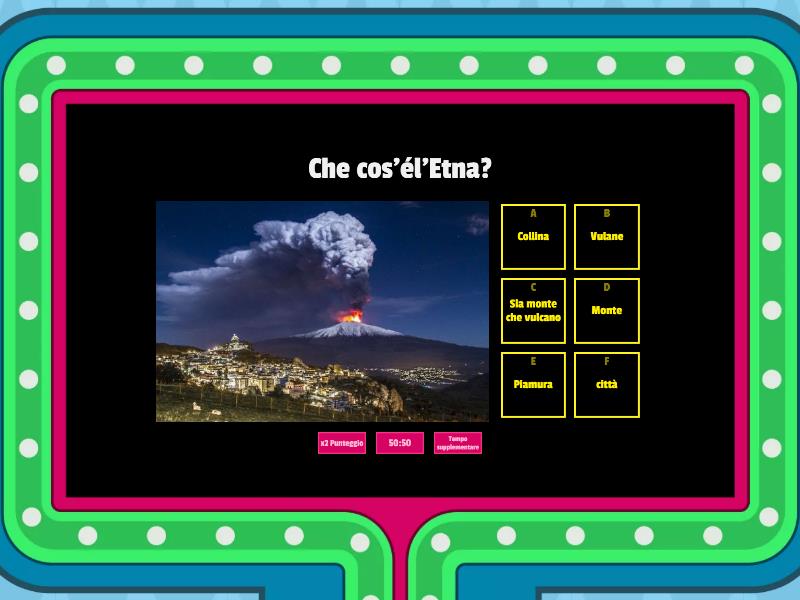 Etna - Gameshow quiz