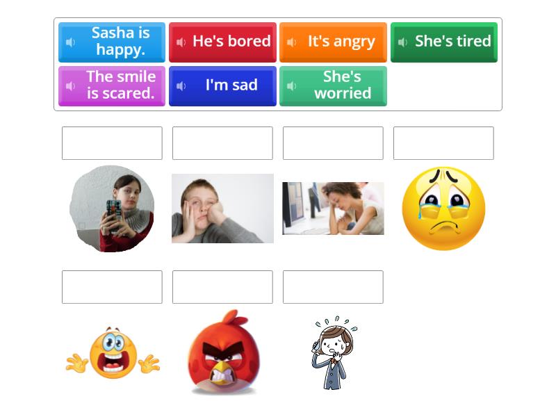 Go getter 2 unit 3 Feelings and emotions - Une las parejas