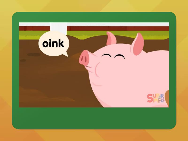 Old McDonald had a farm - Flash cards