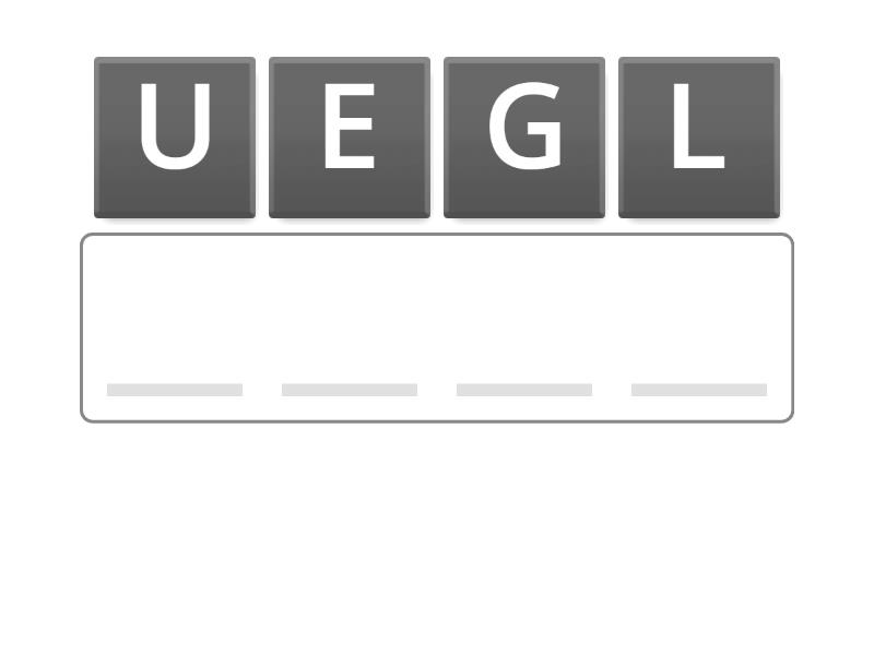 SCHOOL OBJECTS - Anagrama