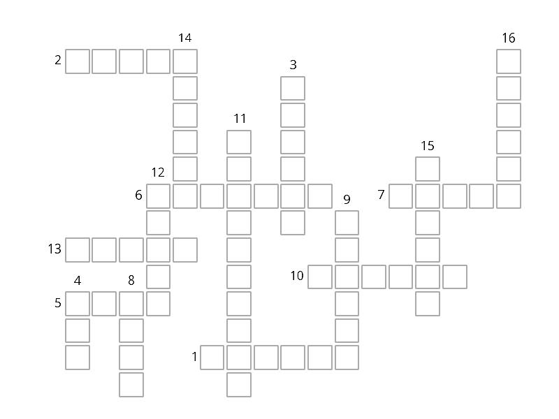 PAST PARTICIPLE - REGULAR AND IRREGULAR VERBS - Crossword