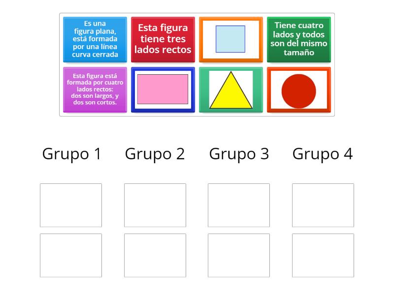 loteria de figuras geometricas - Group sort