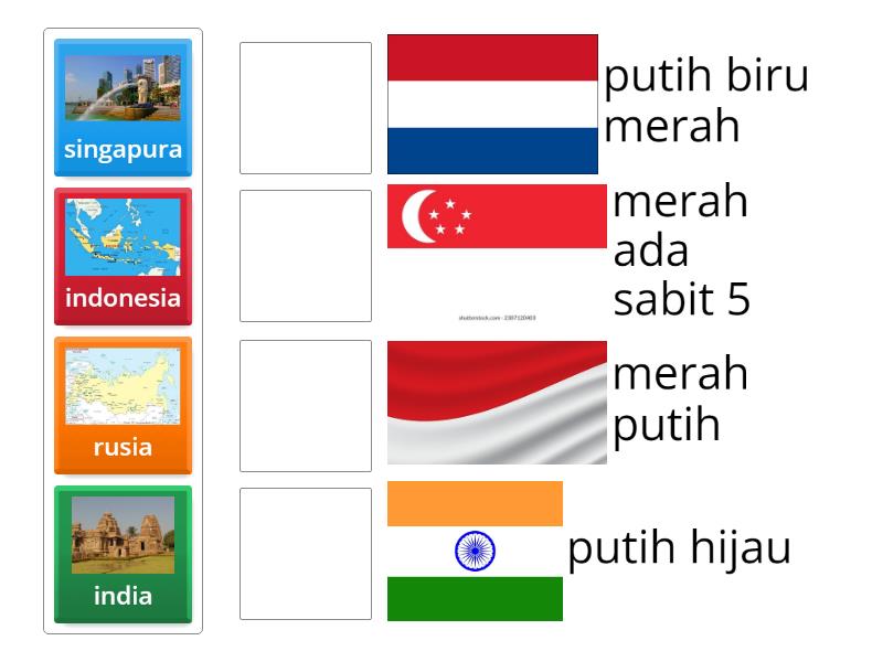 mengenal nama negara - Match up