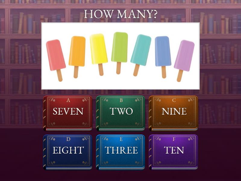 Numbers 1 - 10 - Quiz