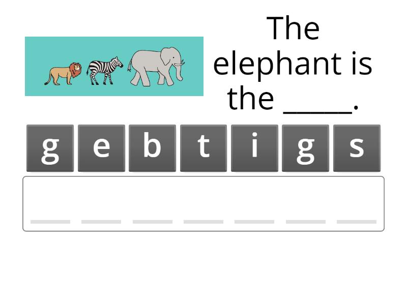 ET4 U8 Superlative Adjectives - Anagram