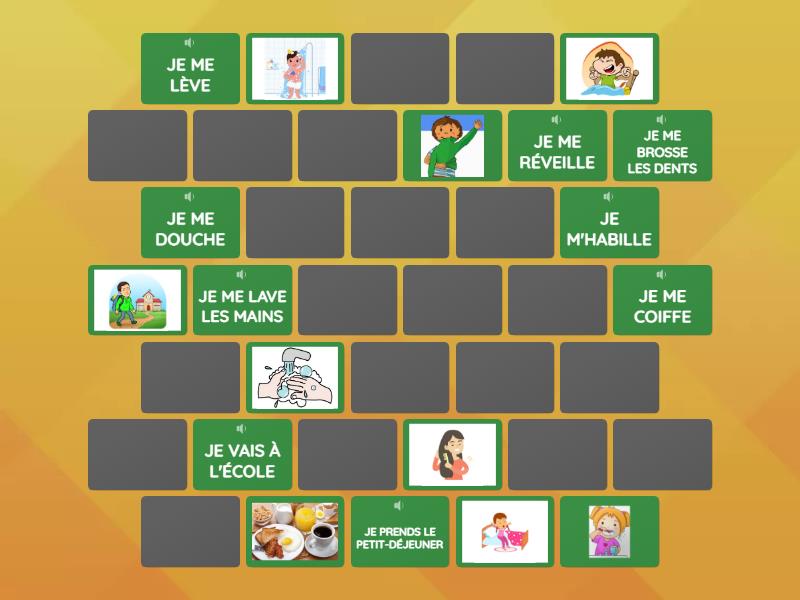 MA ROUTINE QUOTIDIENNE - Matching pairs