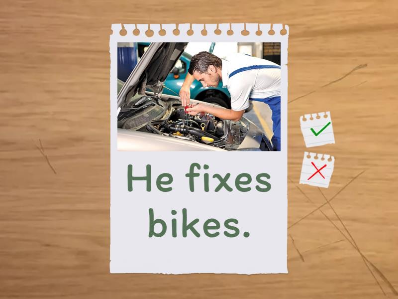 Correct the sentences. - Flash cards