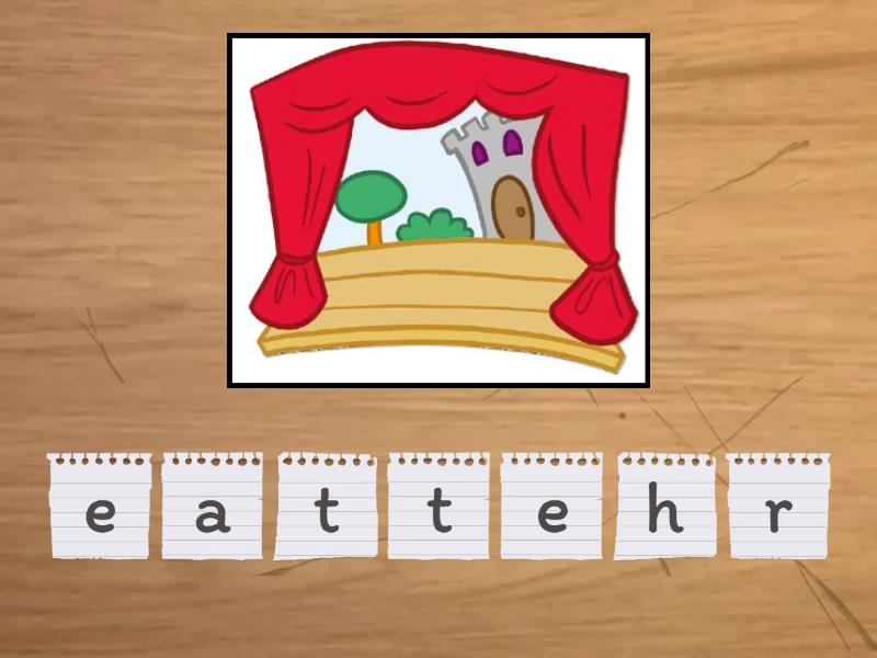 Theatre, church... - Anagram