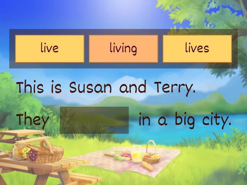 Pr Simple & Continuous - Complete the sentence